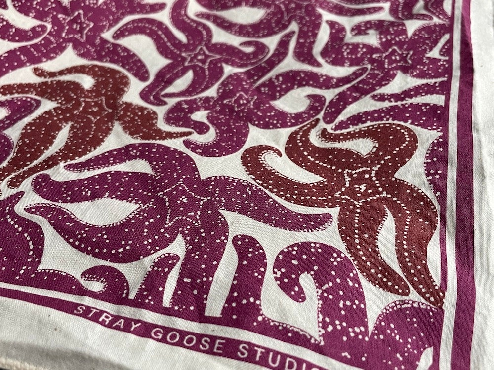 Sea Star Bandanna | Stray Goose Studio